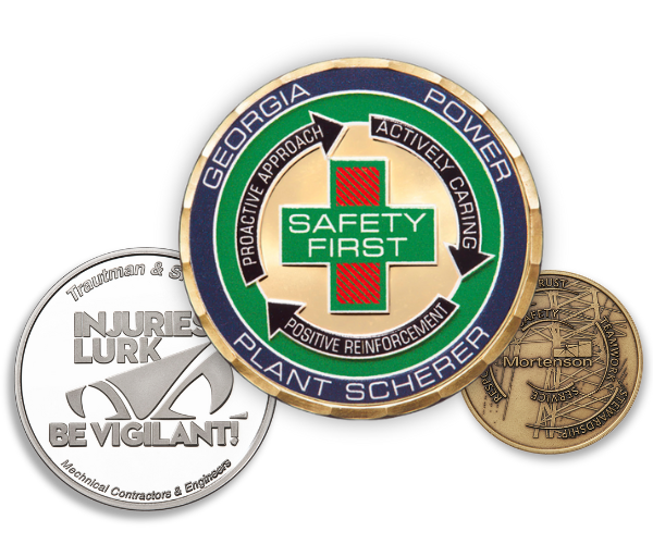 Safety Challenge Coins